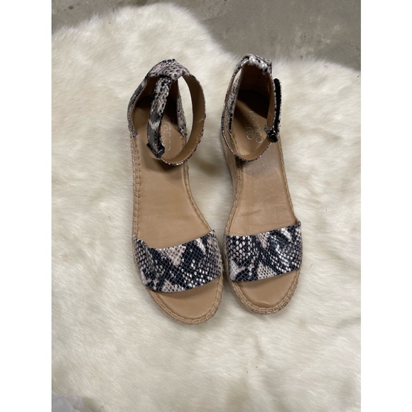 Franco Sarto | Shoes | Frank Sarto Snake Skin Platform Sandal | Poshmark
